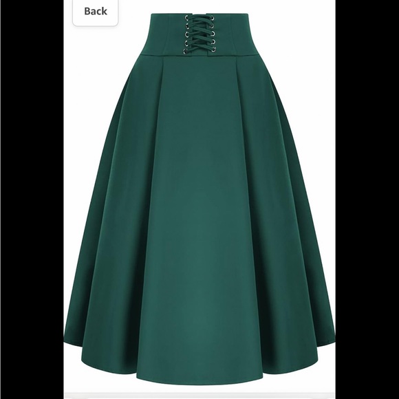belle poque | Skirts | Belle Poque Fit And Flare Vintage 5s Style Green ...